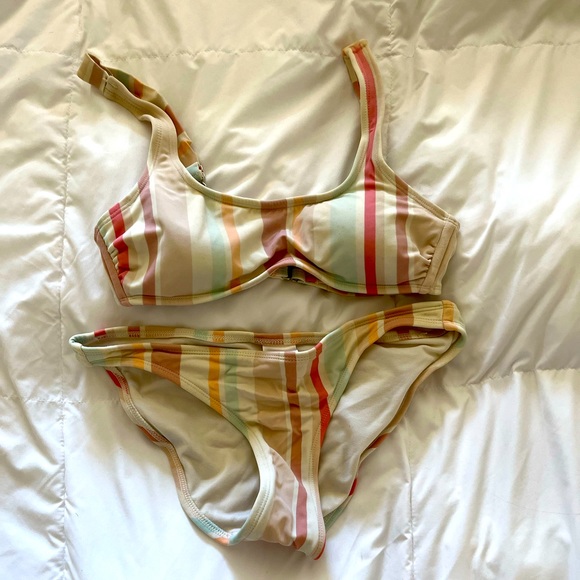 Target | Swim | Target Colorful Stripe Bikini | Poshmark